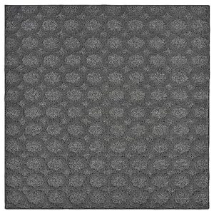 garland rug garden trellis 6 ft. x 6 ft. square indoor/outdoor area rug heather gray