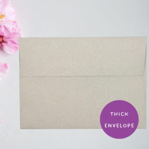 Knitting Greeting Card with Envelope (7X5 Inches, Blank Inside for All Occasions) for Birthday, Get Well, Thank You, and Thinking of You (Colorful - 252)