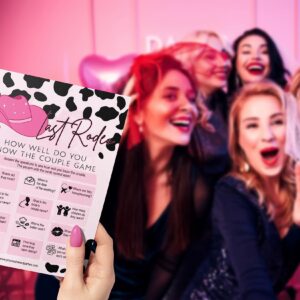 Your Main Event Prints Her Last Rodeo Bridal Shower Games, Western Bachelorette Party Cowgirl Party Games