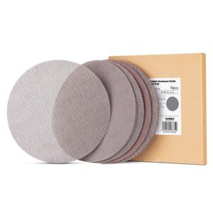 toolant mesh abrasive 9 inch drywall sander sandpaper, dust-free hook and loop drywall sanding disc (80-320grit)/10pcs