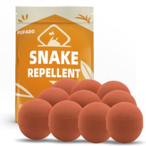 pufado snake repellent for yard powerful, keep away outdoors, outdoors pet safe, outdoor repellant home, out effectively- 10 pack 45trr