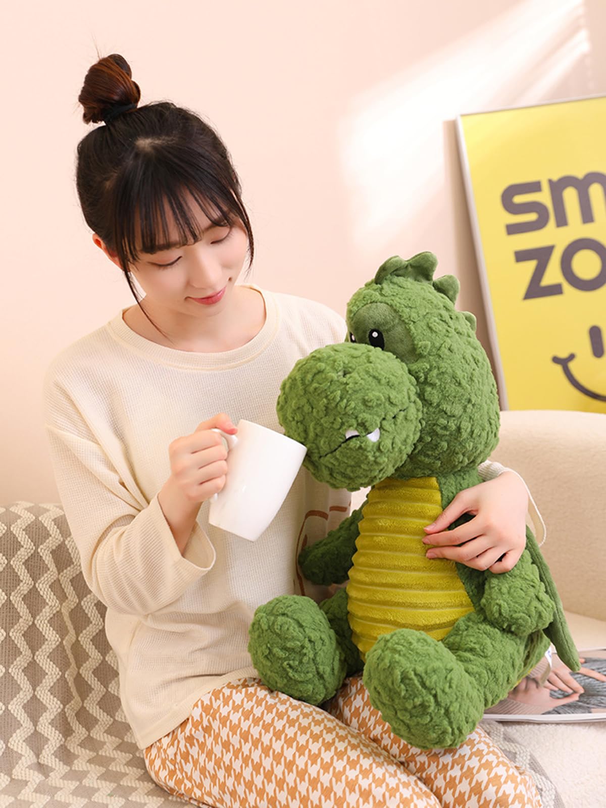 Soft Dragon Stuffed Animals Dragon Plush Toys Dragon Plushies Throw Pillow Dragon Hugging Dragon Cuddly Dragon Doll Gift for Kids and Lovers in Christmas, Valentine's Day (20 Inch)