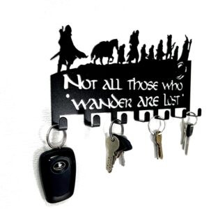 HeavenlyKraft Decorative Metal Key Holder, Wall Mounted Key Hooks for Home