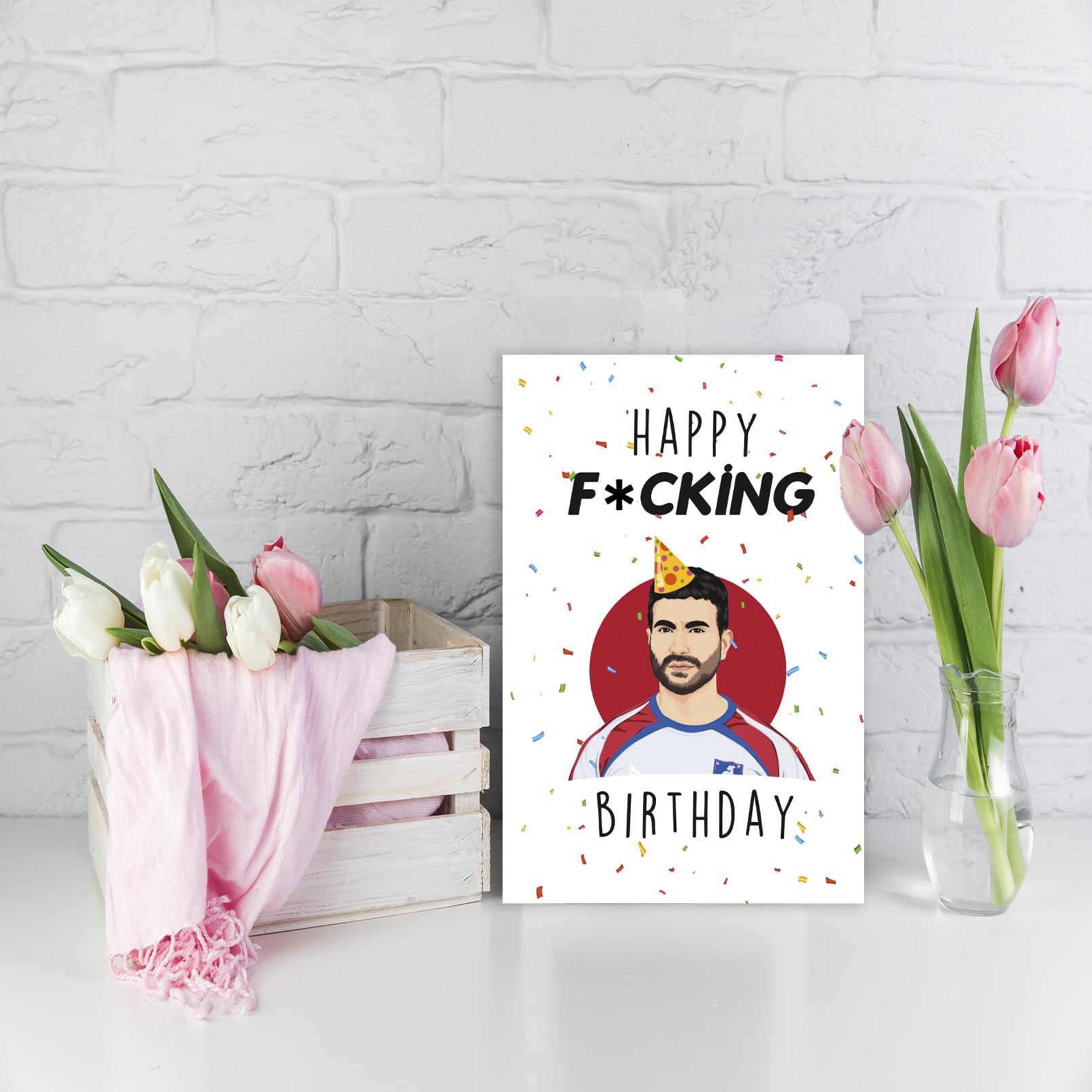 BENNLOOS Humorous Roy Kent Birthday Card for Him Her, Rude Ted Lasso TV Show for TV Fans, Special Bday Card Gifts with Envelope