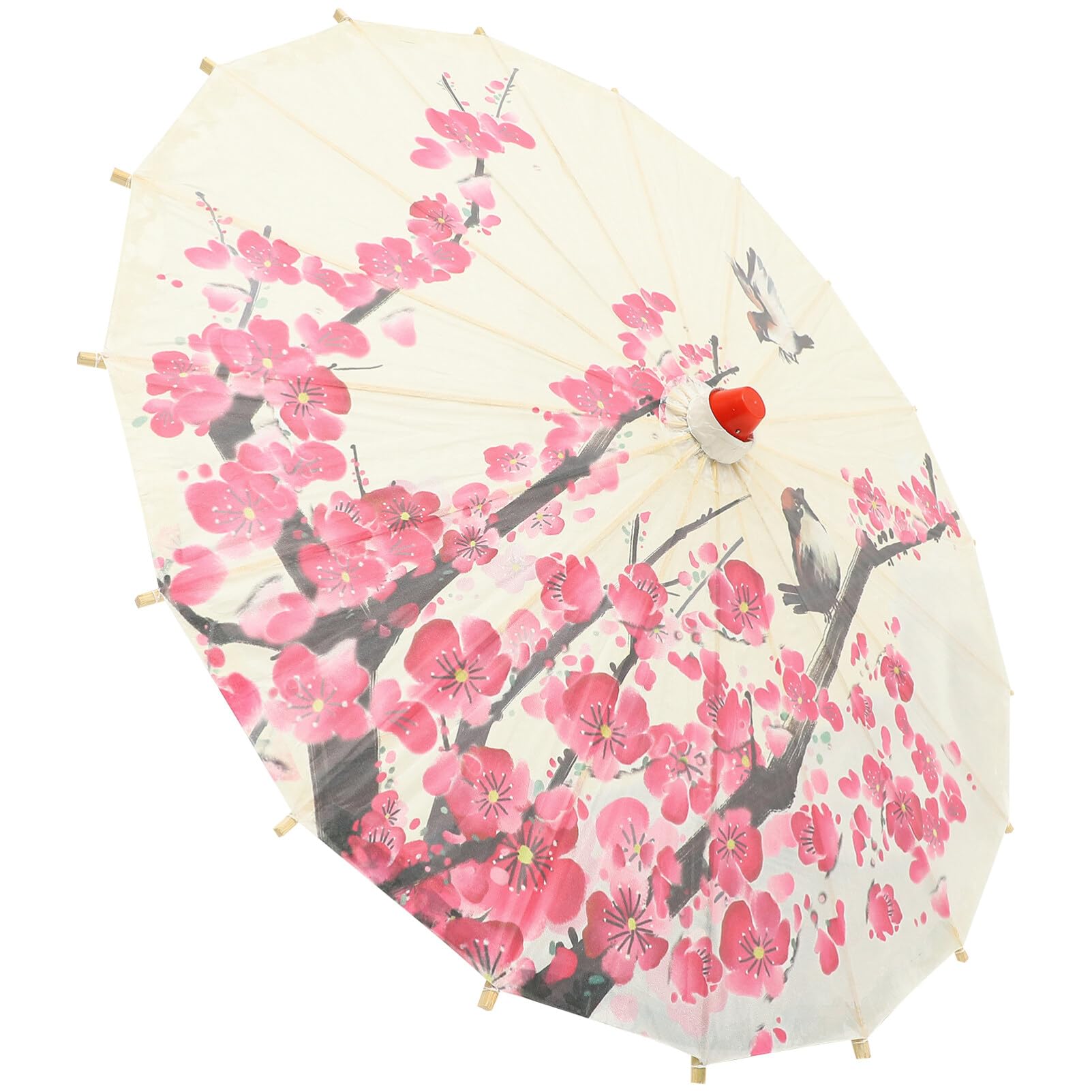 Gadpiparty Oiled Paper Umbrella Chinese Classical Plum Blossom Paper Umbrella Parasol Art Dance Japanese Umbrella Wedding Bridal Party Photo Prop Decorations