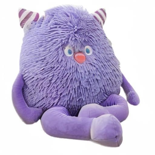 Arkdorz Cute Monster Plush Toy,12.6''Soft Monster Stuffed Animal Plush Pillow,Birthday Halloween Christmas Plush Gifts for Kids Boys Girls (Purple)