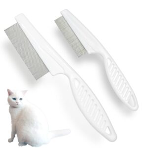 multifunctional pet grooming comb - flea removal, tear stain remover for dogs, cats, puppies, and small pets