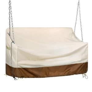 chengwei hanging porch swing cover 56 inch outdoor swing chair cover waterproof patio swing cover(56x25x32 inches)