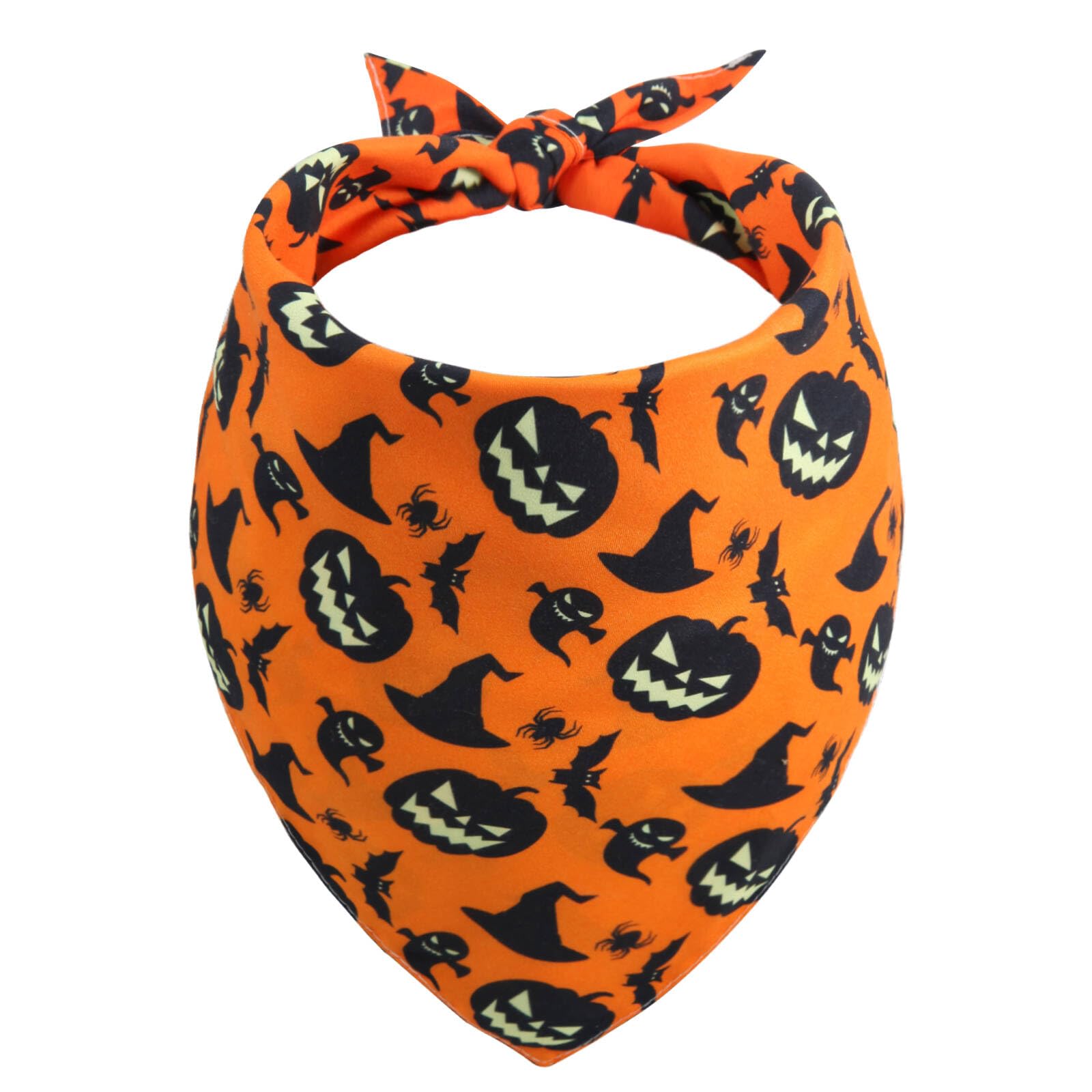 Gofshy Halloween Dog Bandana XLarge -1 Pack, Premium Durable Triangle Reversible Dog Scarf, Adjustable Puppy Bandana Bib Handkerchief for Girl or Boy Dog Large