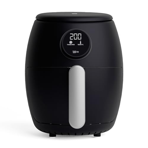 Belaco Air Fryer, 2.1Qt Digital Display, Rapid Air Circulation, Air Fryers, 60 Min Timer, Small Air Fryer, Adjustable Temperature, Dishwasher Safe Basket BEL-AF-02