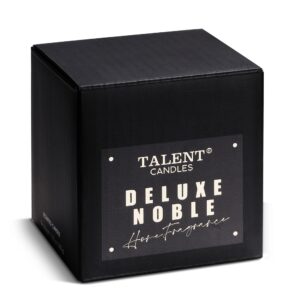 Deluxe Noble Scented Candles, Soy Candles for Home Scented, 7.05oz, Aromatherapy Candles with Lid, Cafe & Caramel Latte