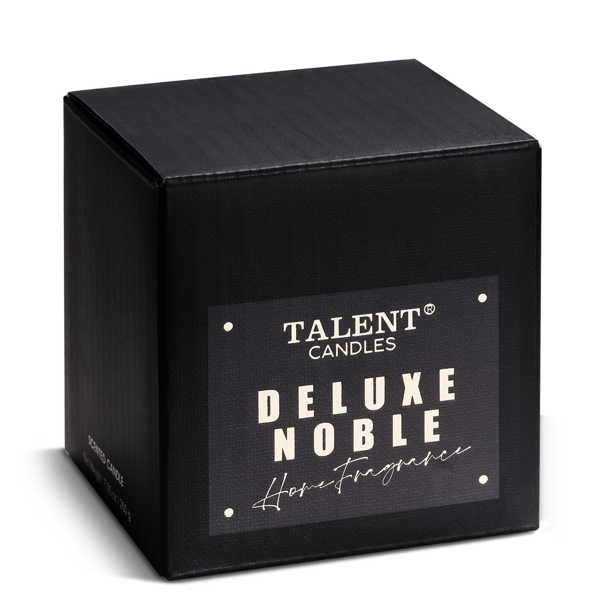 Deluxe Noble Scented Candles, Soy Candles for Home Scented, 7.05oz, Aromatherapy Candles with Lid, Cafe & Caramel Latte