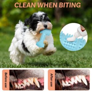 MiOYOOW Dog Chew Toys, Hammer Shaped Dog Toys Puppy Dog Teething Toys for Small Medium Large Dogs Teeth Dental Oral Care