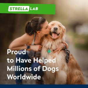 STRELLALAB No Poo Chews for Dogs - Stop Dog Poop Eating - Coprophagia & Stool Eating Deterrent with Probiotics, Digestive Enzymes & Immune Support - Liver Flavor - Made in USA - 120 Chews