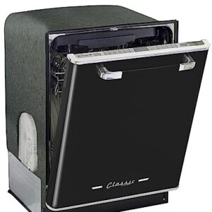 Unique Appliances UGP-24CR DW B 24" Retro Dishwasher, Black