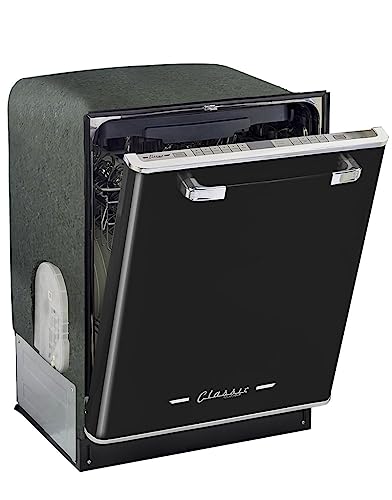 Unique Appliances UGP-24CR DW B 24" Retro Dishwasher, Black