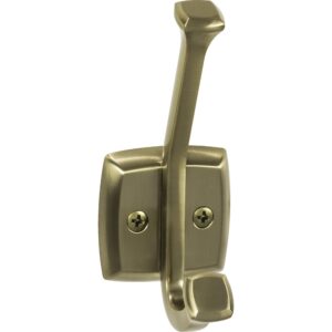 top knobs tk1060 hooks double robe hook - honey bronze