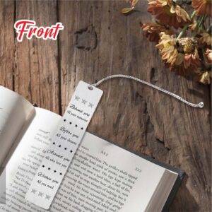 Jzxwan Happy 54th Birthday Gifts for Women Men, 54 Year Old Birthday Bookmark Gift for Him Her, Happy 54 Yr Bday Book Mark for Female Male, 1970 Bd Present, 54 th Birthday Card Decoration