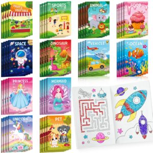 benlouis coloring books party favors bulk mini coloring books for kids ages 4-8-12 small activity books for birthday party gifts goodie bags stuffers classroom travel activity（24pcs classic）