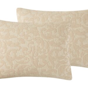 Charisma Regan Matelasse, Queen Duvet, Tan