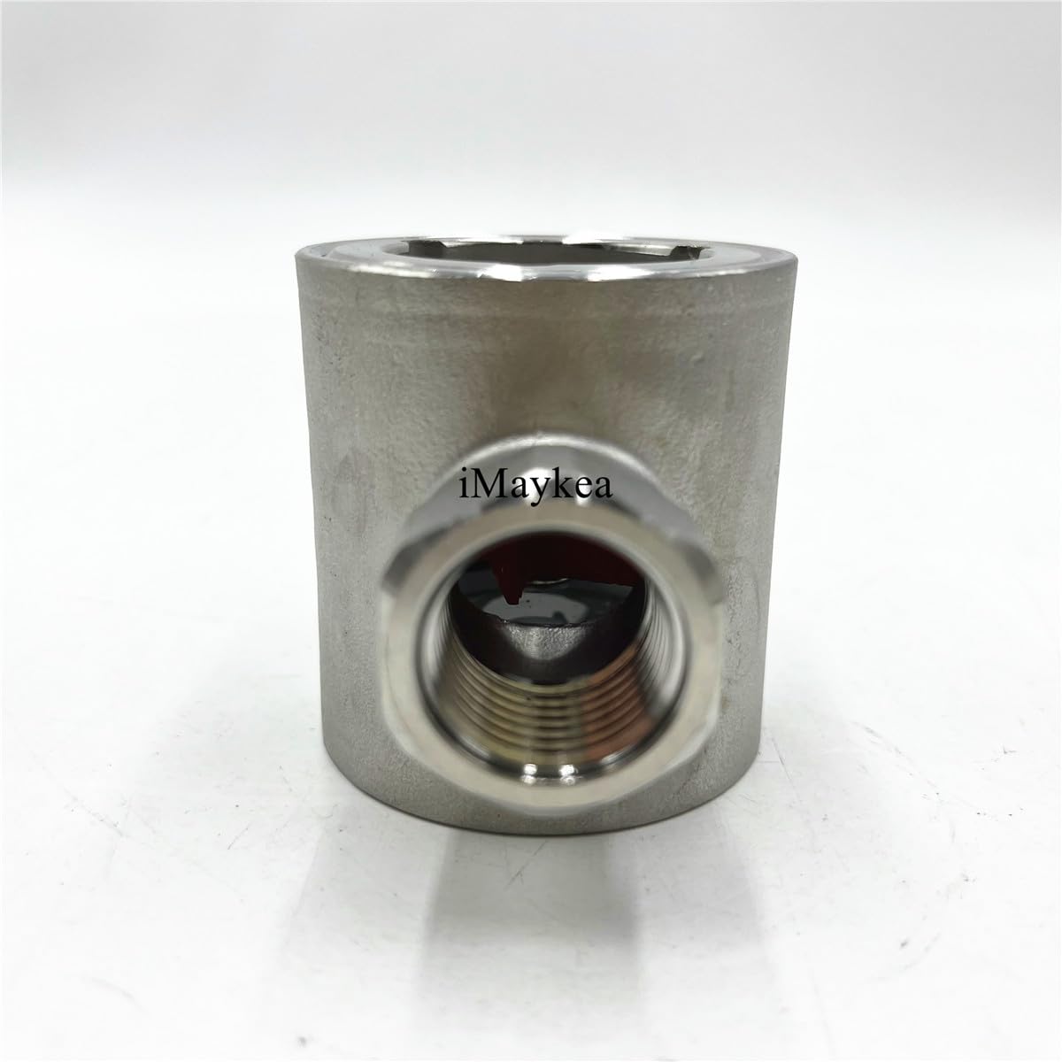 iMaykea 1/2" NPT Sight Glass Stainless Steel 304 Water Flow Indicator with Concentric PTFE Impeller