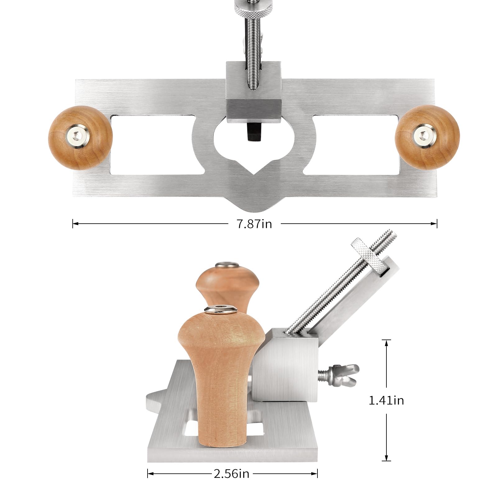 Router Plane Handheld Woodworking Tool - Adjustable Blade Hand Wood Planer, Stainless Steel Wood Shaver w/Depth Stop, High Configuration Hand Planer for Woodworking DIY Carpentry Industry