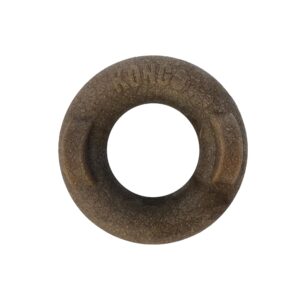 kong bamboo rockerz chewing reward for dental health in dogs (extra small/small, ring)