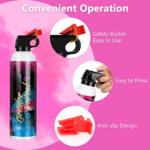 Gender Reveal Fire Extinguisher 2 Packs, Gender Reveal Ideas, Baby Girl Reveal Party Ideas 100% Biodegragable for Gender Reveal Decorations（Pink）