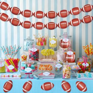 Waenerec 45PCS Football Cutout Paper Football Cutouts Bulletin Board Sign Banners Classroom Football Game Stickers for Kids Boy Sports Birthday Theme Party Supplies Football Party Decorations