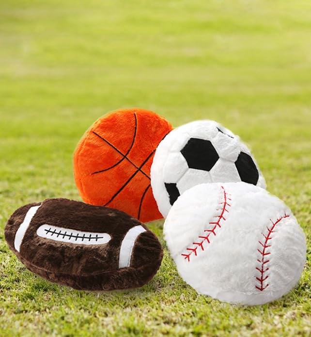 14inch Fluffy Soccer Balls Plush Pillow,Soft Soccer Ball Stuffed Toys,Decorative Soccer & Football Pillow Cushion Throw Pillow,Football Plushies Plush Doll for Home Deco Kids Big Sports Toy Gift