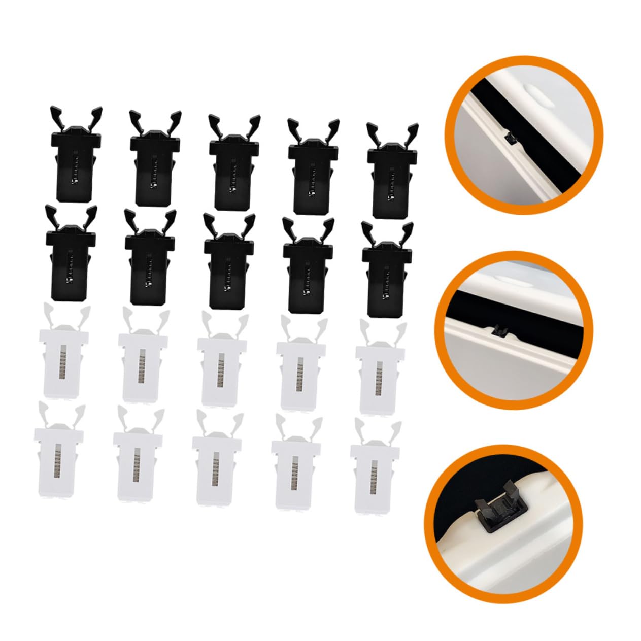 VILLFUL 20Pcs Locking Bin Press Lock Household Trash Can Clip Clips Clips Plastic Bin For Trash Can Buckle Trash Can Bin Button Trash Can Cover Home