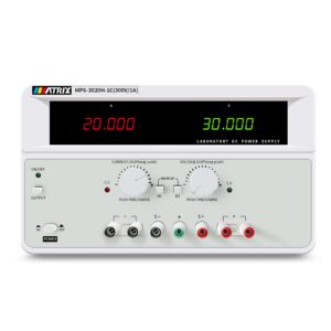 dc power supply variable 30v 20a, single channel linear bench dc power supply high precision with voltage compensation, adjustable power supply with 3 interface usb/rs232/rs485(mps-3020h-1c)