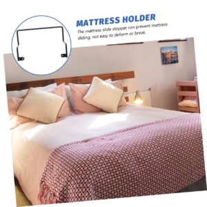 SEWOART 2 Pcs Non Mattress Grippers Bed Frame Baffle Slide Stoppers Keep Mattress from Sliding Adjustable Mattress Holder Bars Home Use