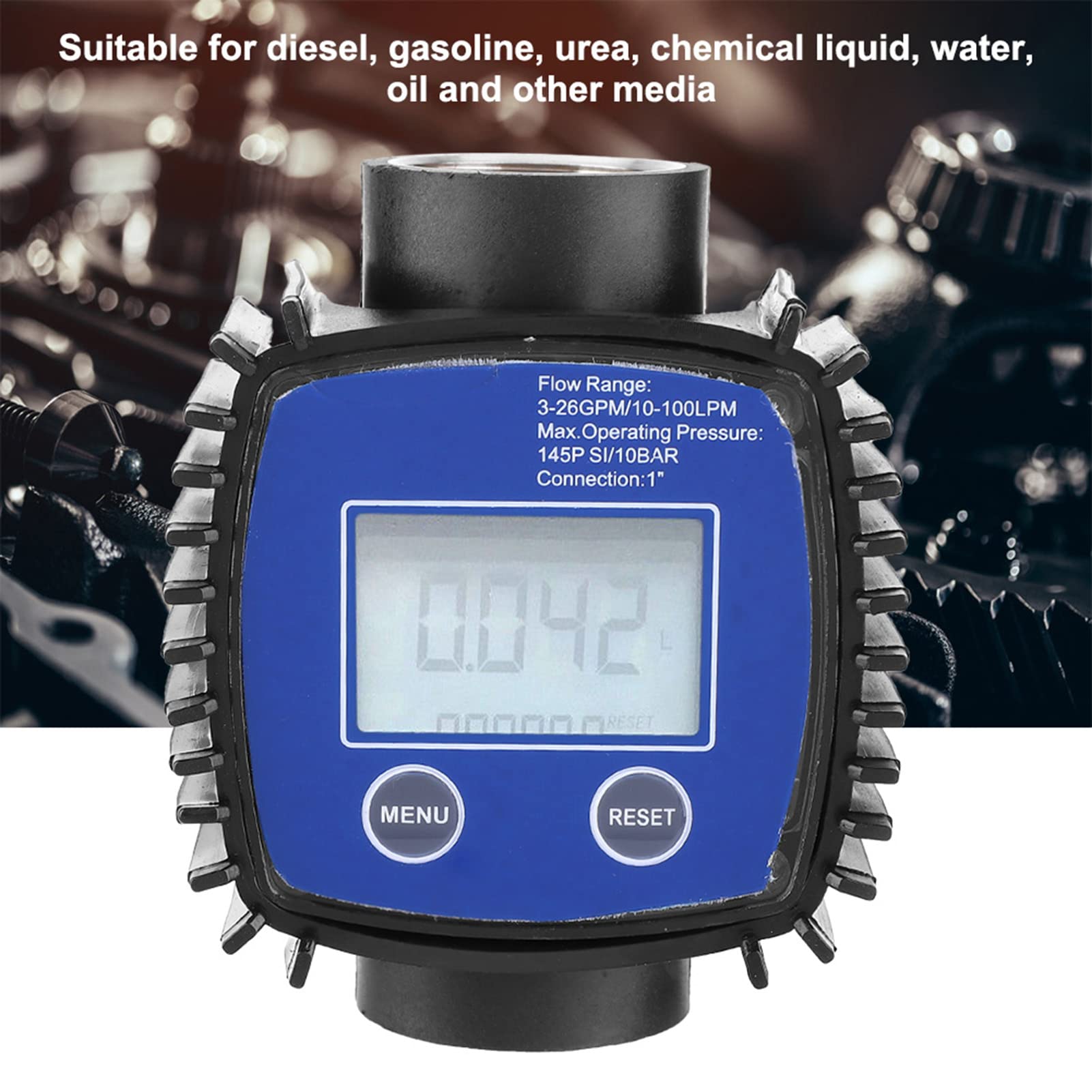 Floow Meter, Flowmeter Digital Display Digital Display High Accuracy Water Floow Meter Flowmeter 1in Internal Thread