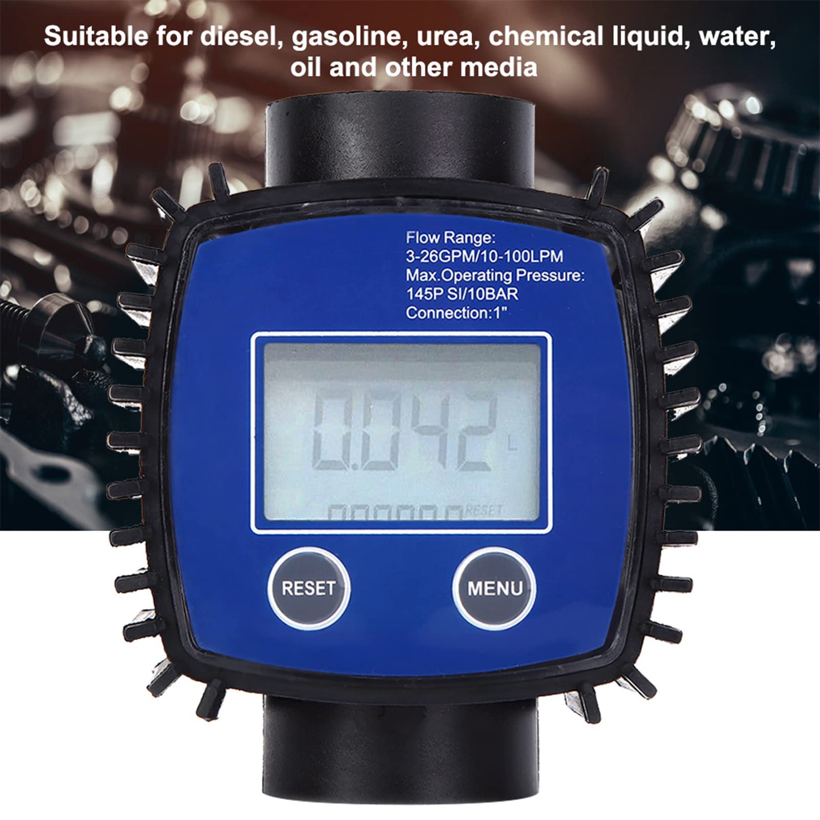 Floow Meter, Flowmeter Digital Display Digital Display High Accuracy Water Floow Meter Flowmeter 1in Internal Thread