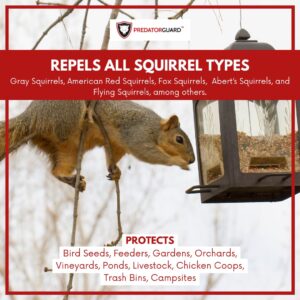 Predator Guard Repellent for Rodent Plant Pouches - Protect Gardens, Vehicles, and Homes from Rats, Squirrels, Possums, and Raccoons - Natural Ingredients - 10 Pack