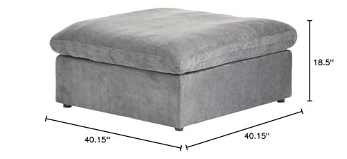 Sdorens Convertible Modular Sectional Sofa, Ottoman Seat Cube, Customizable Modular Sectional Sofa for Living Room Office Apartment, Gray