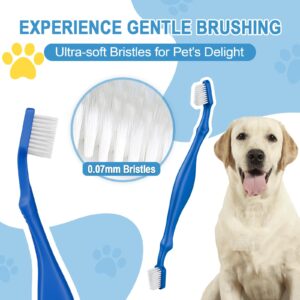 VVHOMIFE Comfort Grip Canine Toothbrush for Large Dogs - Ergonomically Designed for Easy Dental Care for Large Dogs Dog Dental Cleaning - L