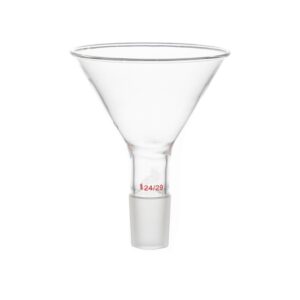 Deschem 100mm 24/29 Glass Powder Additonal Funnel 100ml Laboratory Glassware