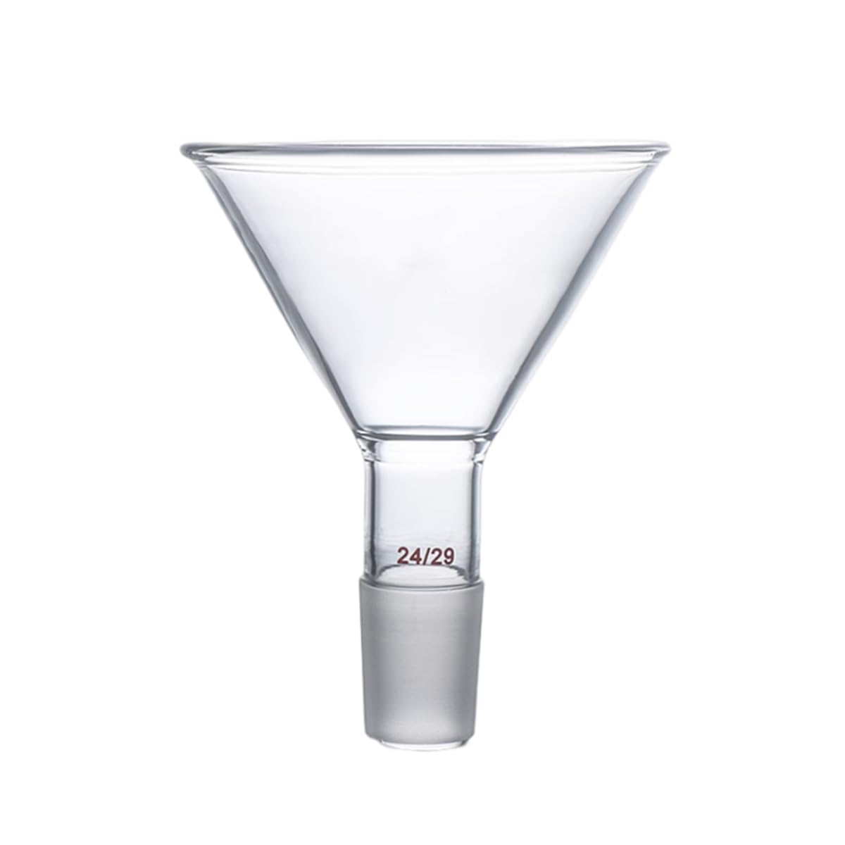 Deschem 100mm 24/29 Glass Powder Additonal Funnel 100ml Laboratory Glassware