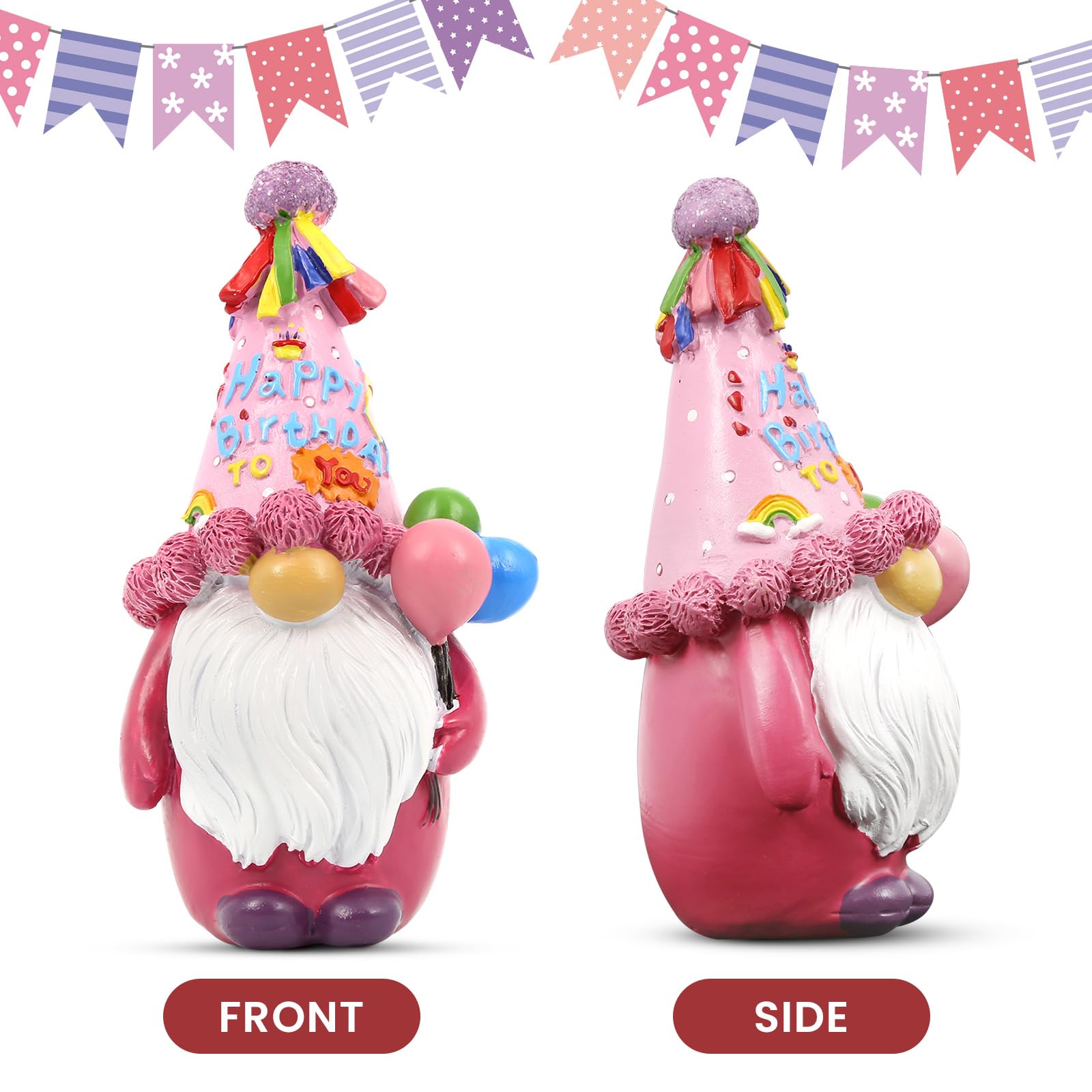 Happy Birthday Gifts for Women - Happy Birthday Gnomes Gifts for Women - Birthday Gift Idea for Mom, Her, Best Friends, Girl, Sister, Daughter, Grandmothers, Female, Coworker - Birthday Presents