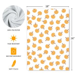 Siilues Fall Kitchen Towels 18x26 Inch, Fall Decor Pumpkin Fall Decorations for Home Sweet Home Dish Towels Seasonal Thanksgiving Decorations for Home Kitchen Decor Hand Towels Set of 2