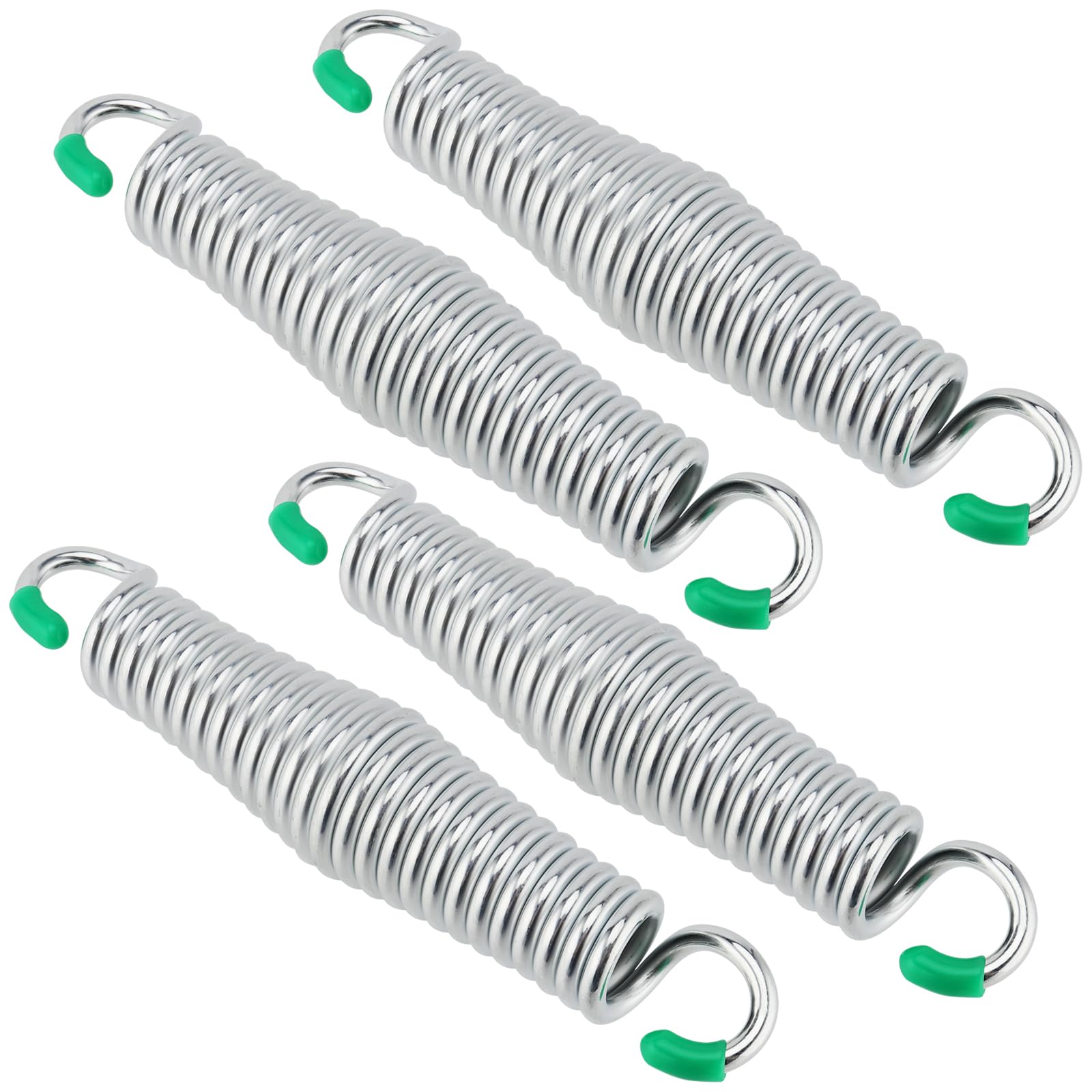 HAKZEON 4 PCS Heavy Duty Porch Swing Springs, Stainless Steel Swing Springs, Hanging Porch Swing Springs, Hammock Chair Spring for Hammocks, Porch Swings, Hanging Chairs 2204 Lbs Capacity in Total