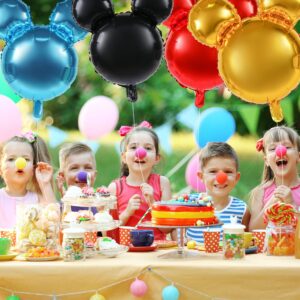 8 Pcs Mouse Head Balloons, CCOZN 24'' Jumbo Mouse Mylar Balloon Cannot Float Mouse Head Aluminum Foil Balloons for Birthday Party Decorations Baby Shower Supplies