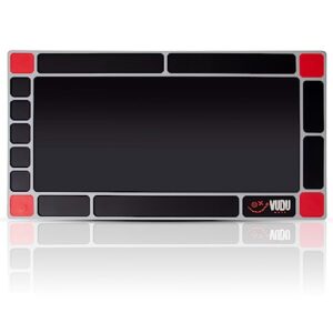 vudu magnetic mat - multi-purpose pvc hobby mat with magnetic corners, crafting work surface for radio control hobbies, model making, jewelry making, wood working, and more (large)