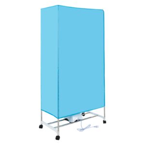 Portable Dryer, Electric Clothes Dryer with Hot Air Blower for Home Laundry Apartments, 1000W Stackable Clothes Drying Rack with Timing Function, Adjustable Layer