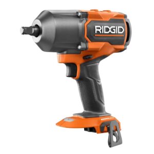 ridgid 18v brushless cordless 4-mode 1/2 in. high-torque impact wrench (tool only), orange