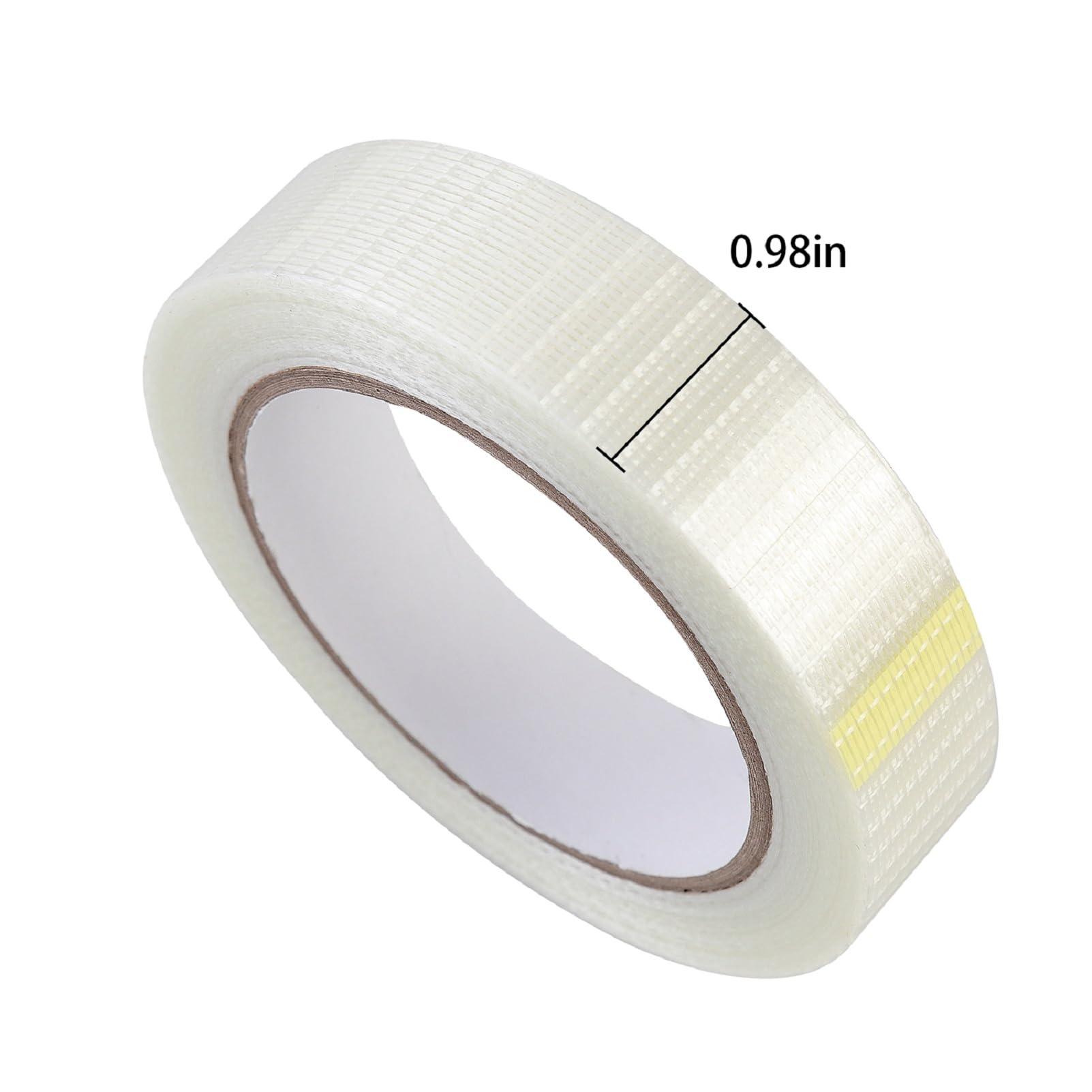 QDiShi Transparent Duct Tape, Heavy Duty Waterproof Tape, High Performance Weather Resistant Tape for Discreet Repairs and Mounting Residential Shipping Packing and Industrial Uses (1 in x 22 Yards)