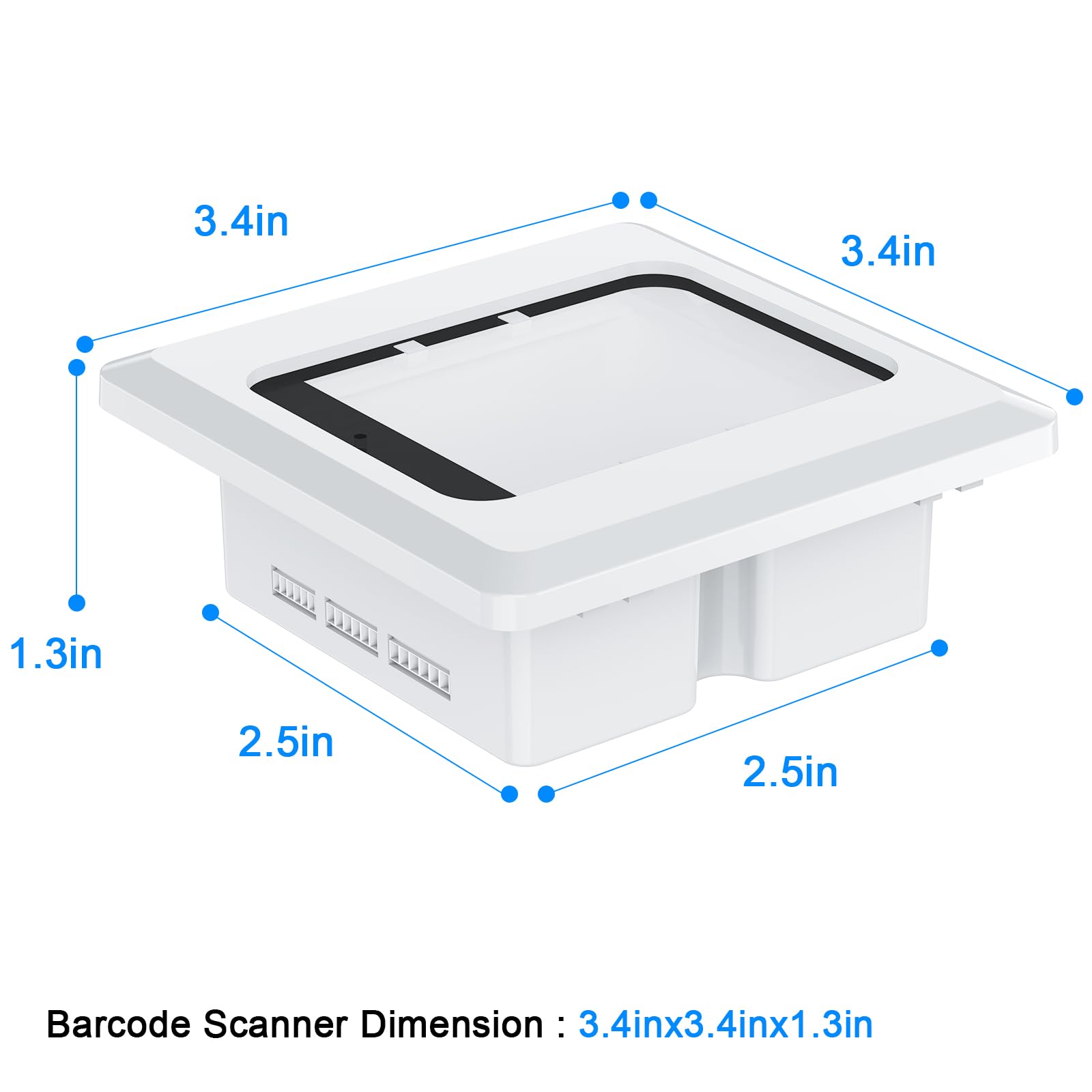 Symcode Embedded Barcode Scanner NFC Reader 1D 2D QR Code Scanning Module 3 TTL Interface Barcode Scanner NFC Reader Writer for Access Control,Locker Scan Code Payment etc