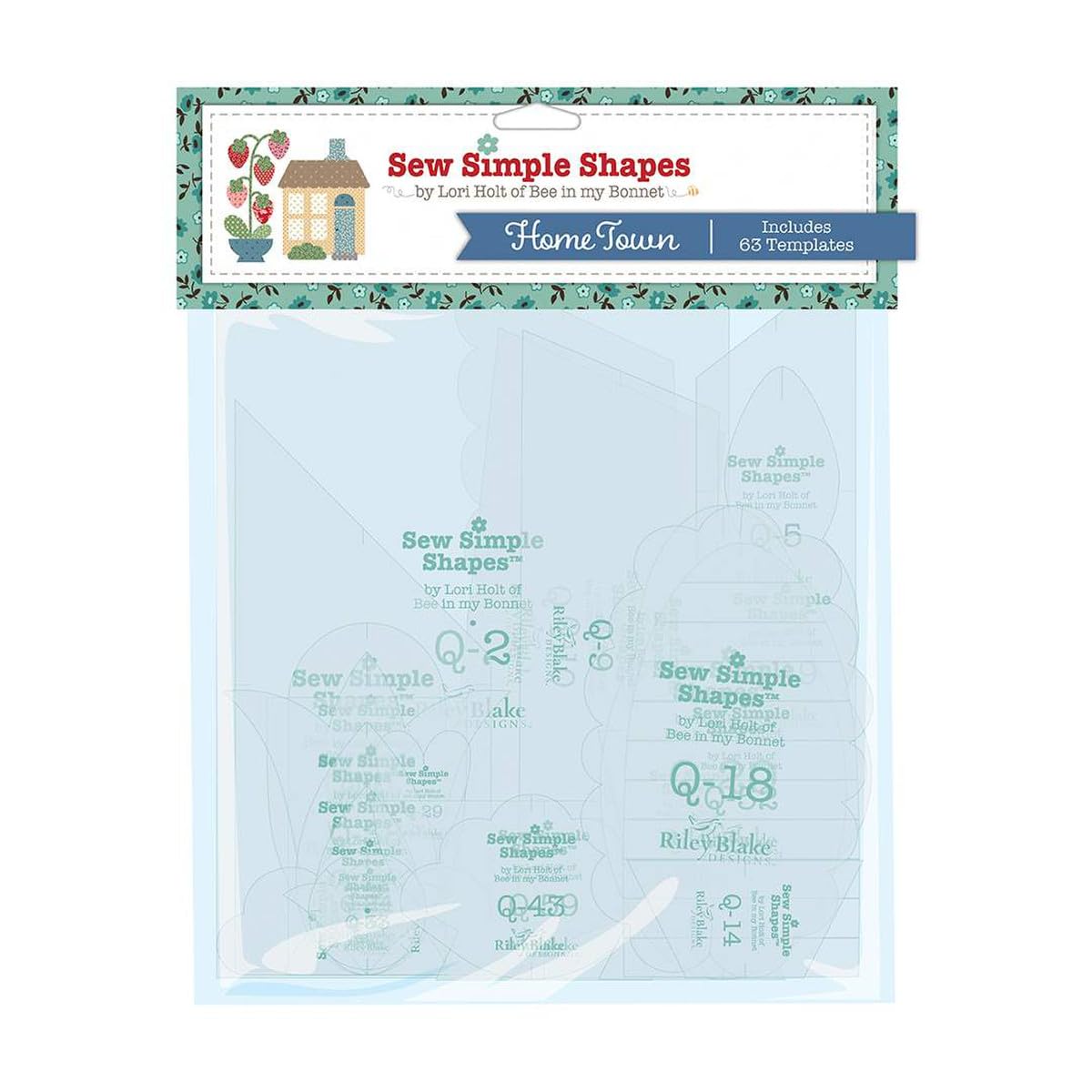 Riley Blake Home Town Fabric by Lori Holt of Bee in My Bonnet, Premium Quilting Fabric, Perfect for Quilting, Crafting, Sewing Projects and More… (Home Town Sew Simple Quilting Template)